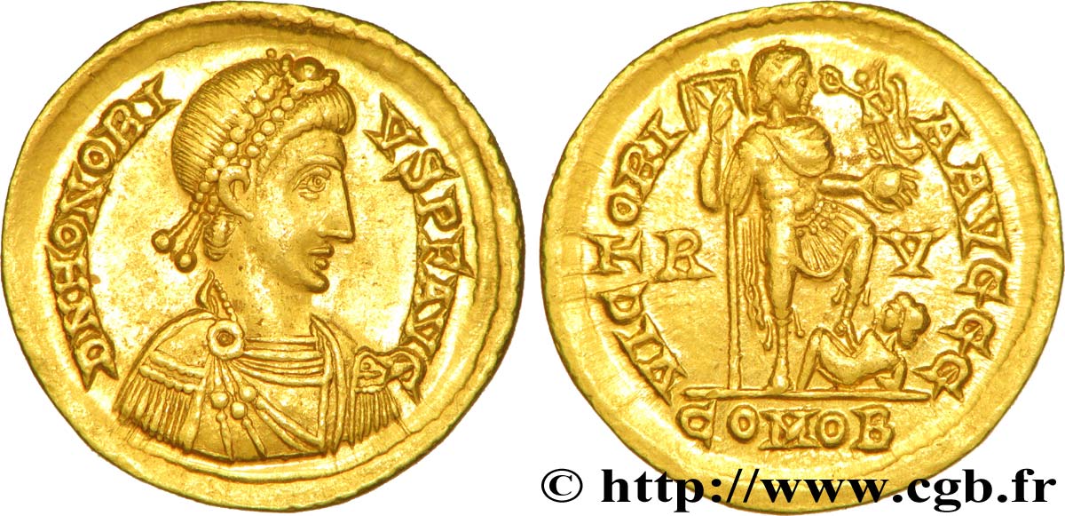 HONORIUS Solidus brm_265555 Romaines