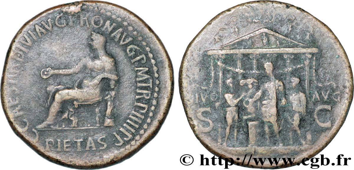 CALIGULA Sesterce brm_288633 Romaines