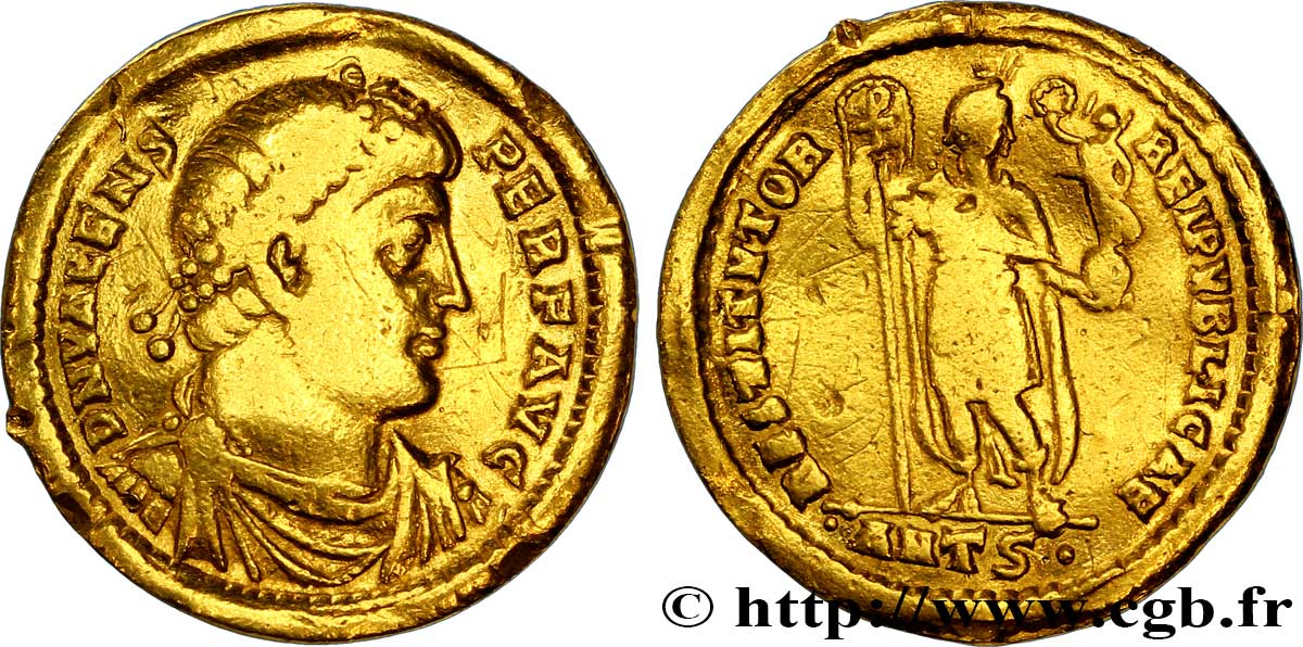 VALENS Solidus brm_292738 Romaines