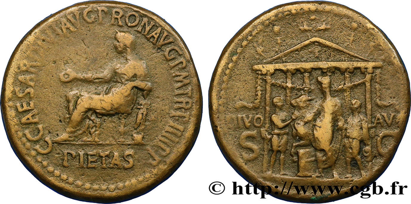 CALIGULA Sesterce brm_408858 Romaines