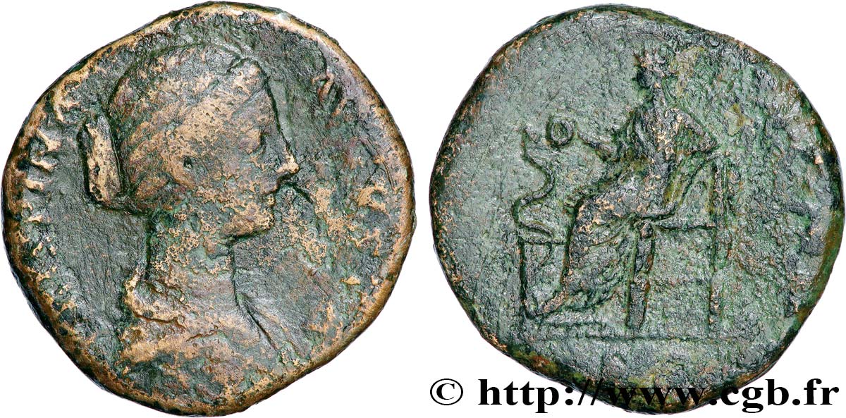 CRISPINE Sesterce brm_819476 Romaines