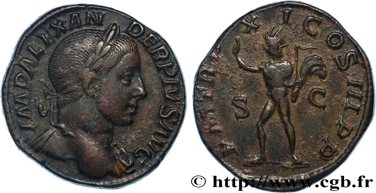SEVERUS ALEXANDER Sesterce brm_827444 Roman coins