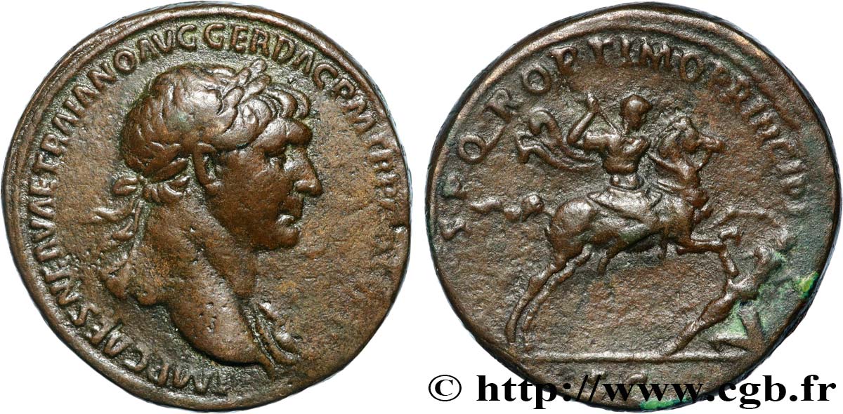 TRAJANUS Sesterce brm_829285 Roman coins