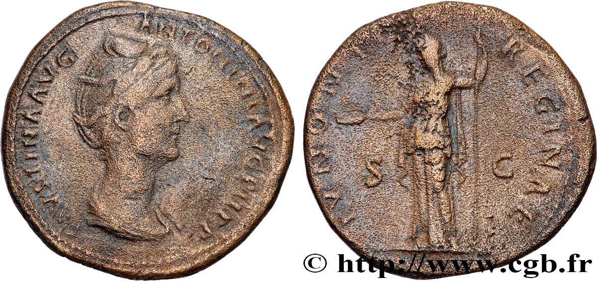 FAUSTINA MAJOR Sesterce brm_842148 Roman coins