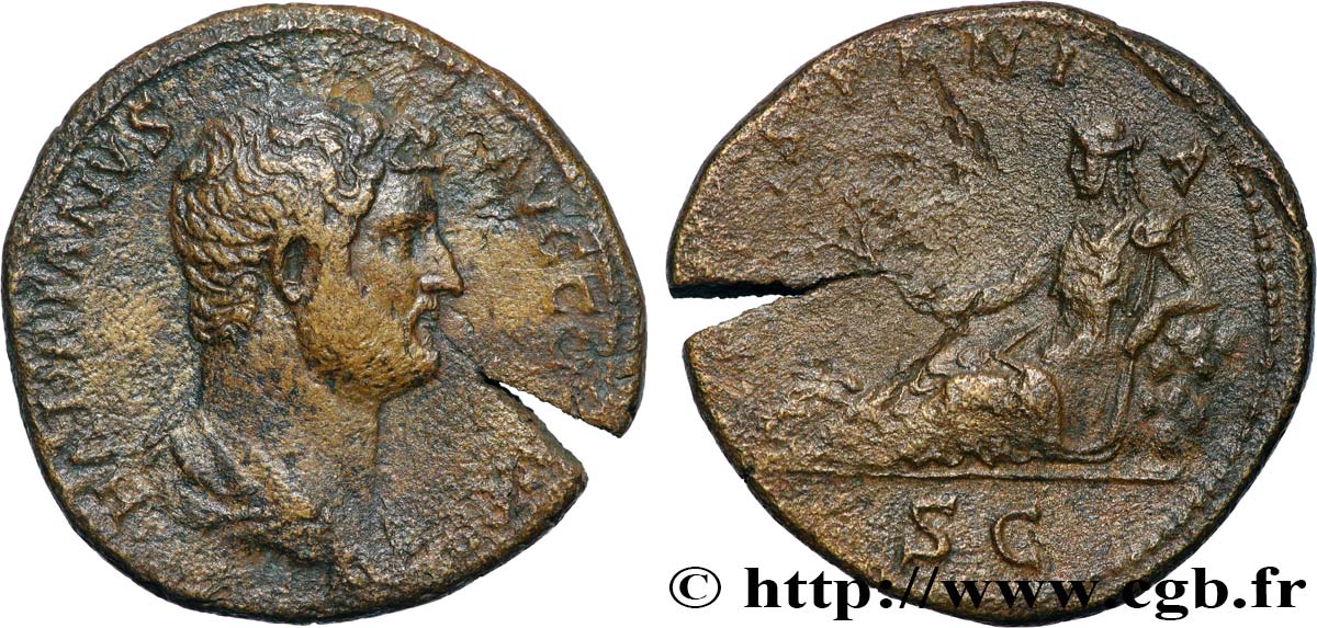 HADRIAN Sesterce brm_842204 Roman coins
