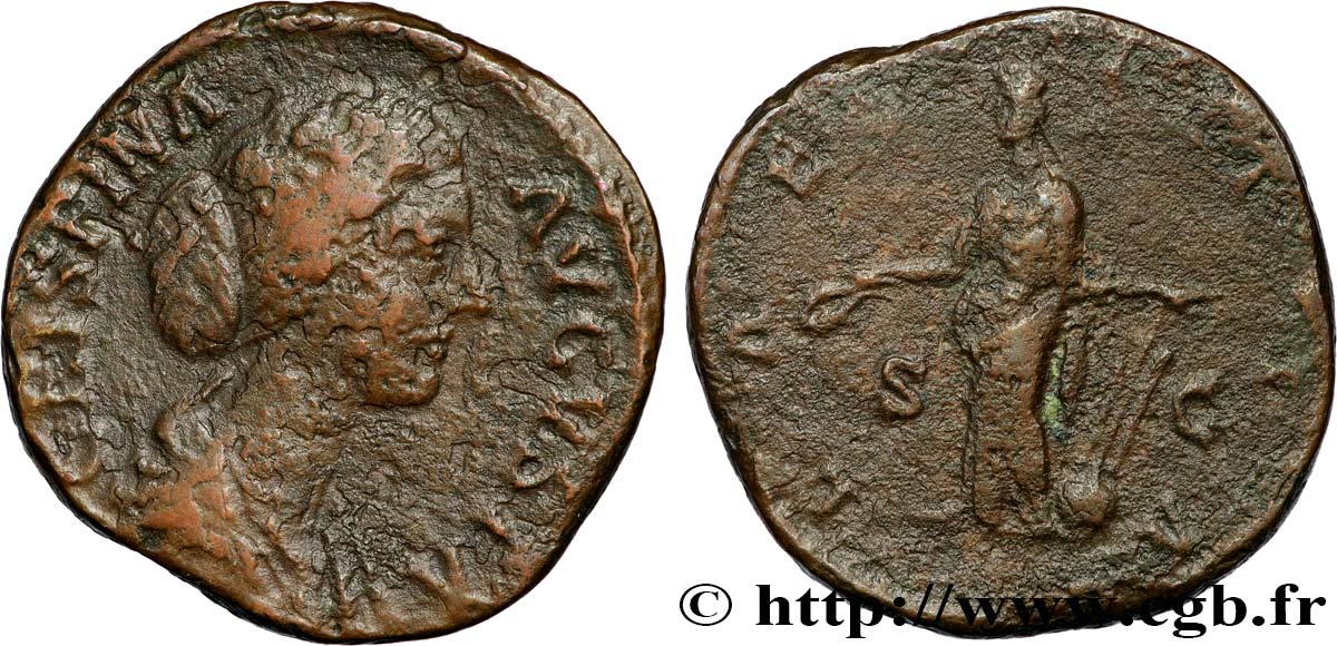 CRISPINE Sesterce brm_864572 Romaines