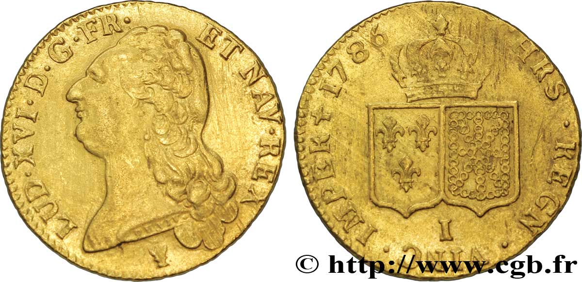 LOUIS XVI Double louis d’or aux écus accolés 1786 Limoges bry_297502 ...