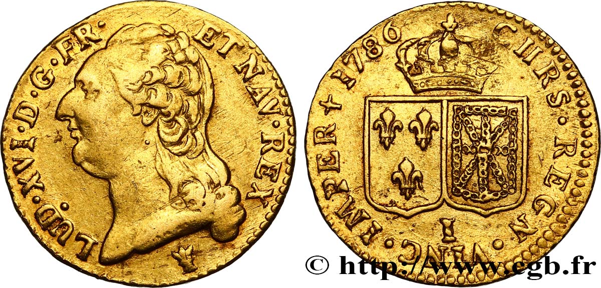 LOUIS XVI Louis d'or aux écus accolés 1786 Limoges bry_483792 Royales ...