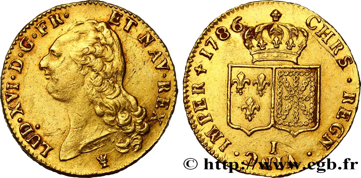 LOUIS XVI Double louis d’or aux écus accolés 1786 Limoges bry_498989 ...
