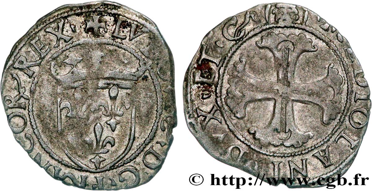 ITALIE - DUCHÉ DE MILAN - LOUIS XII Soldino n.d. Milan bry_707656 ...